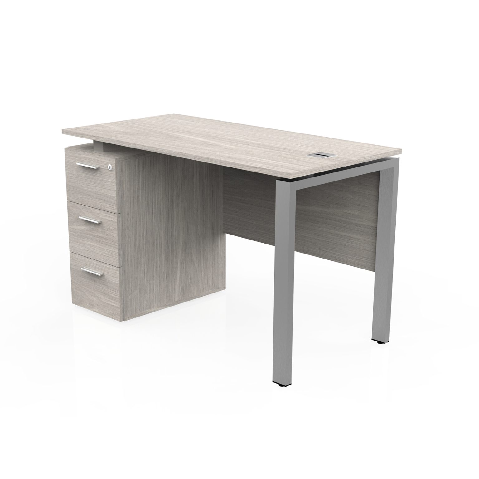 Amira | Desk with Fixed Pedestal - JERAISY FURNITURE FACTORY