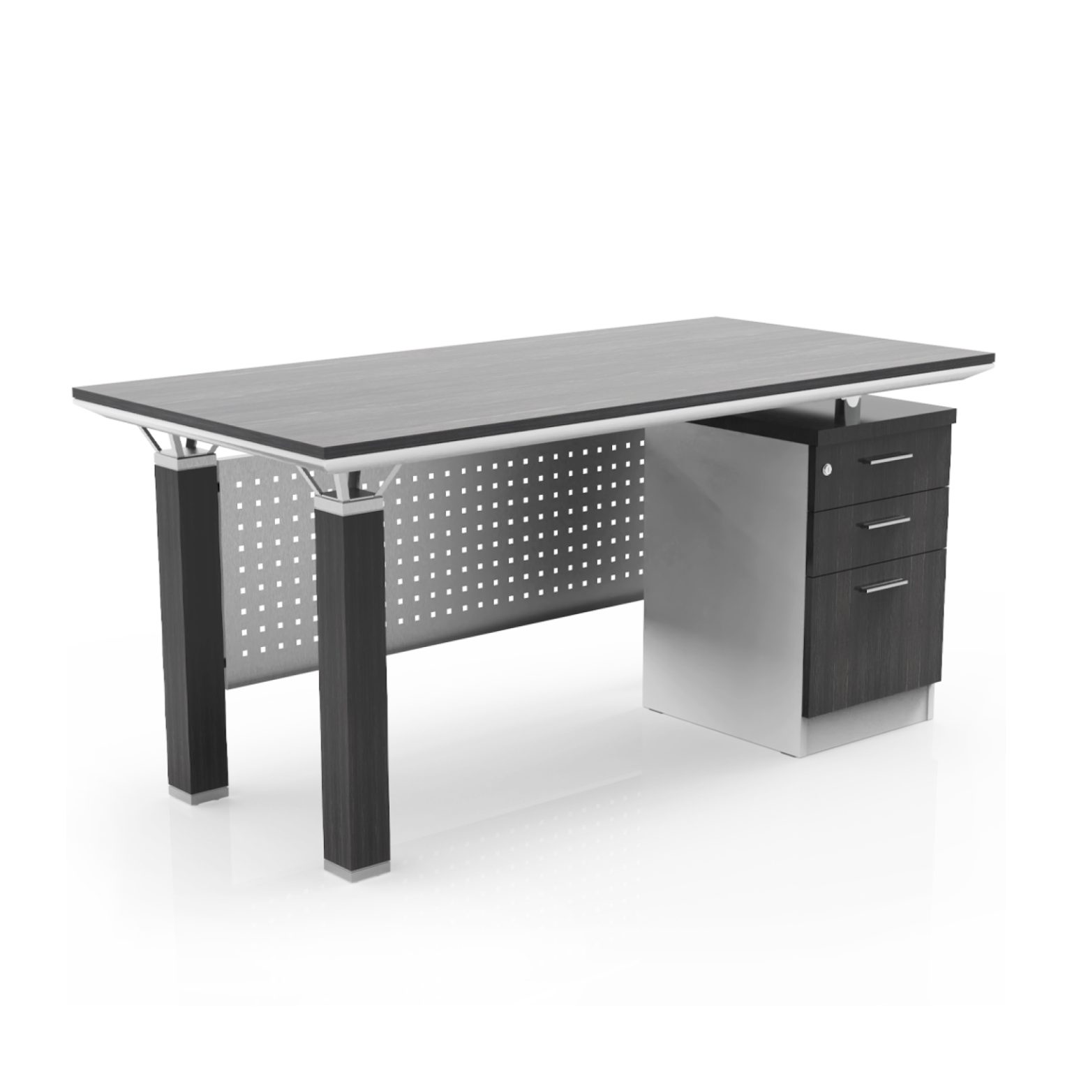 Hoor | Desk with Fixed Pedestal - JERAISY FURNITURE FACTORY