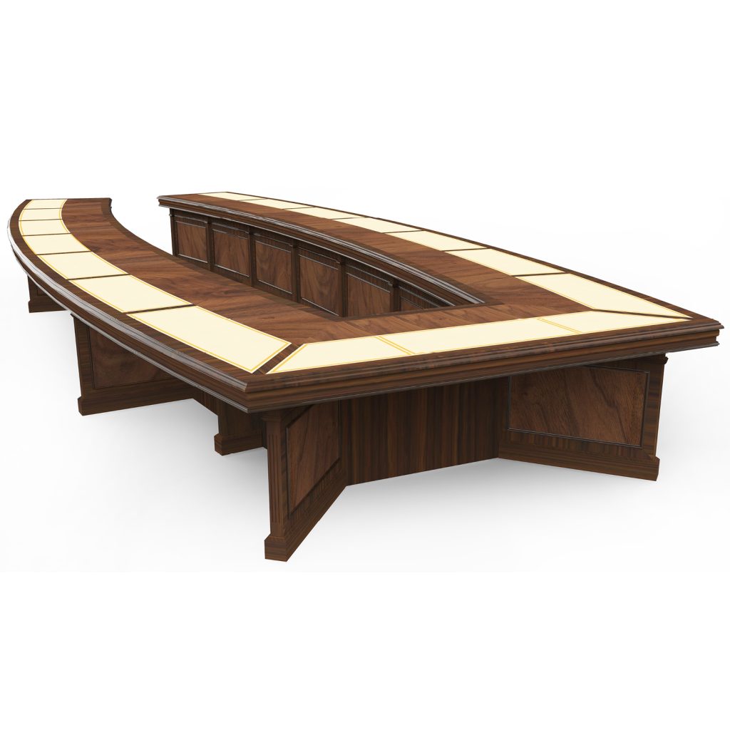 10876 | Boat Shape Conference Table - JERAISY FURNITURE FACTORY