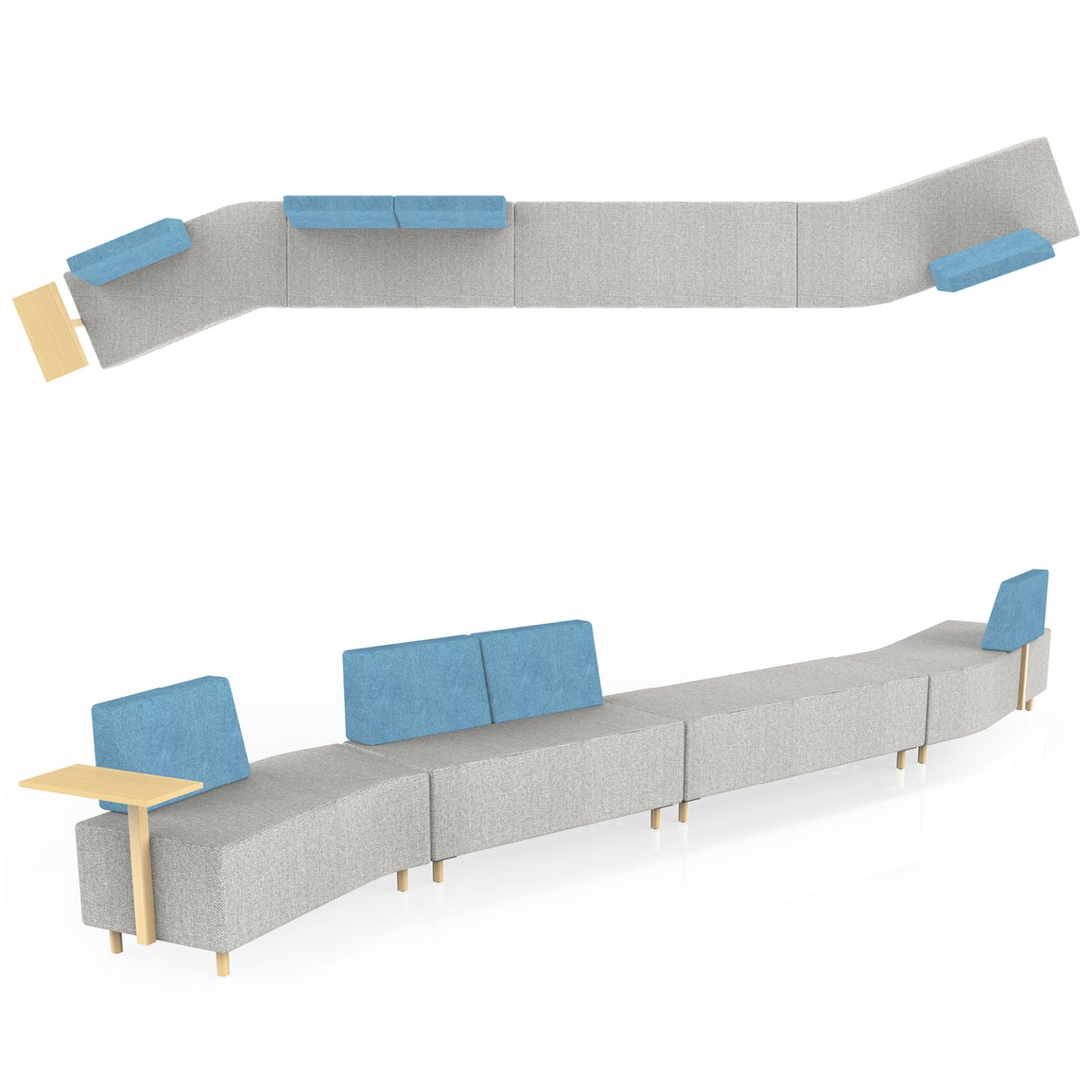 11069 | Modular Sofa Bench - JERAISY FURNITURE FACTORY