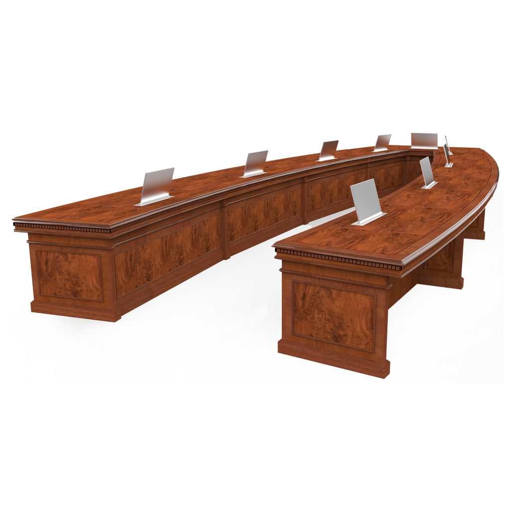 11740 | Boat Shape Conference Table - JERAISY FURNITURE FACTORY